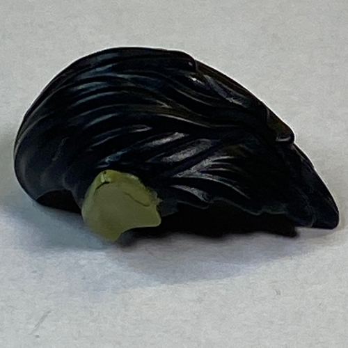 LEGO PART 10066pr0002 Hair, Orc Ears, Olive Green Print | Rebrickable ...