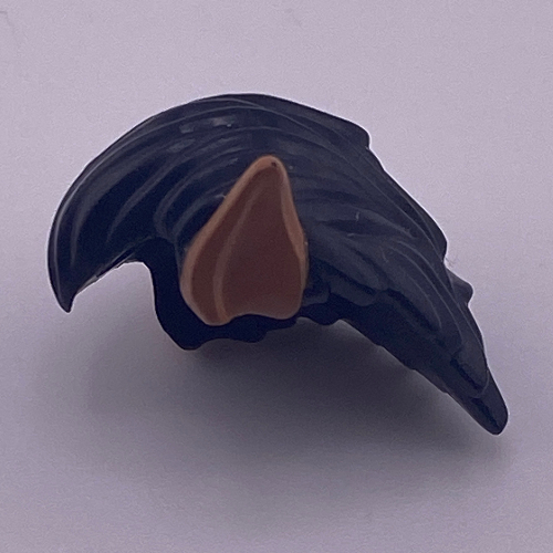 LEGO PART 10066pr0003 Hair, Orc Ears, Medium Nougat Print | Rebrickable ...
