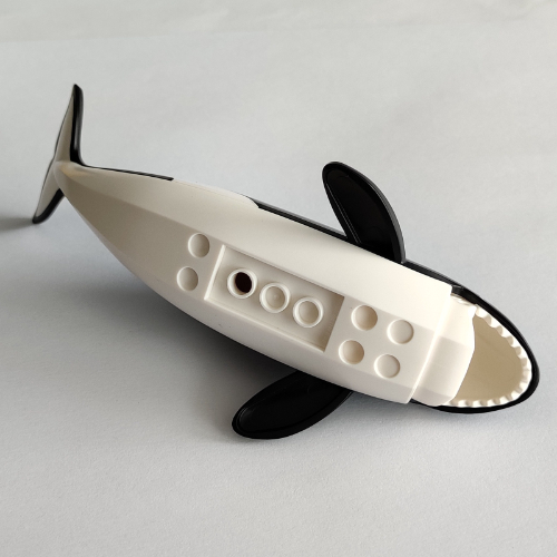 LEGO PART 102304pr0001 Animal, Killer Whale / Orca with White Bottom ...