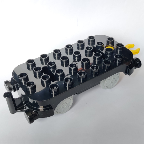 LEGO PART 104188 Duplo Train Base 4 x 8 with Light Bluish Gray Train ...