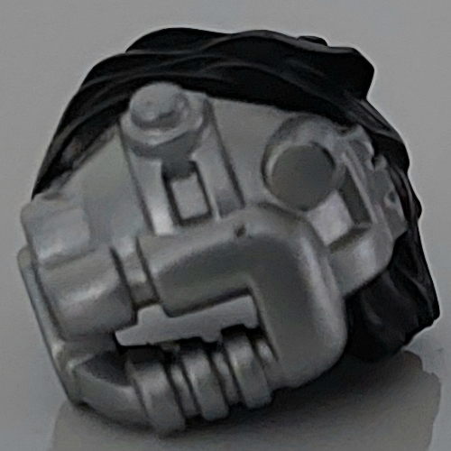 LEGO PART 15617pr0001 Hair and Helmet Covering Left Eye with Complex ...