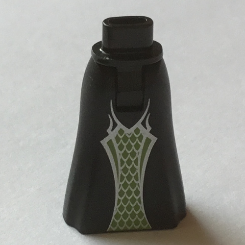 LEGO PART 15875c01pr0013 Minidoll Hips and Full Length Skirt with Lime ...