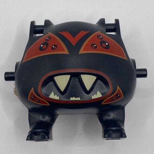 LEGO PART 15734pr0001 Body Spider Bytez with Dark Red Eyes, Tan Teeth ...