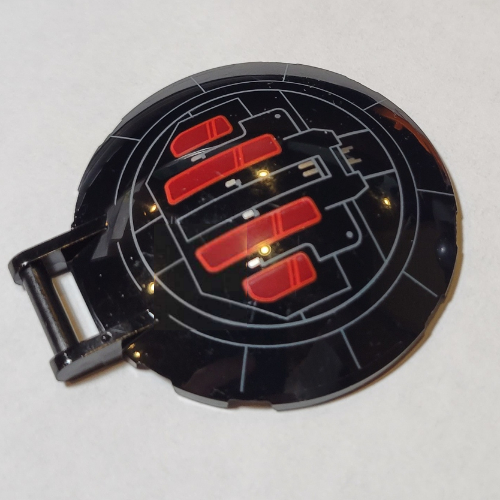 LEGO PART 18675pr0014 Dish 6 x 6 Inverted - No Studs with Handle with ...