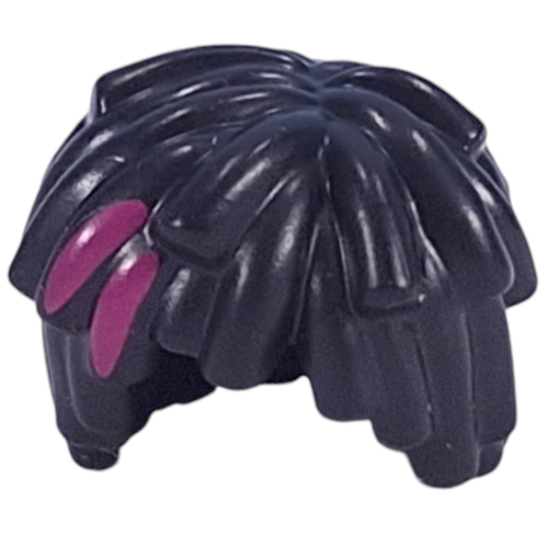 LEGO PART 2003pr0002 Hair Short Long Curls / Mop Top with Magenta ...