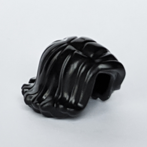 LEGO PART 20877 Hair Mid-Length Swept Sideways | Rebrickable - Build ...