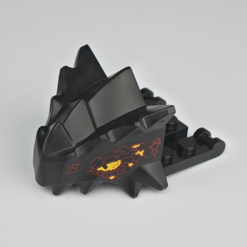 LEGO PART 2169pr0001 Creature Body Part, Dragon Head Upper Jaw with 2 x ...