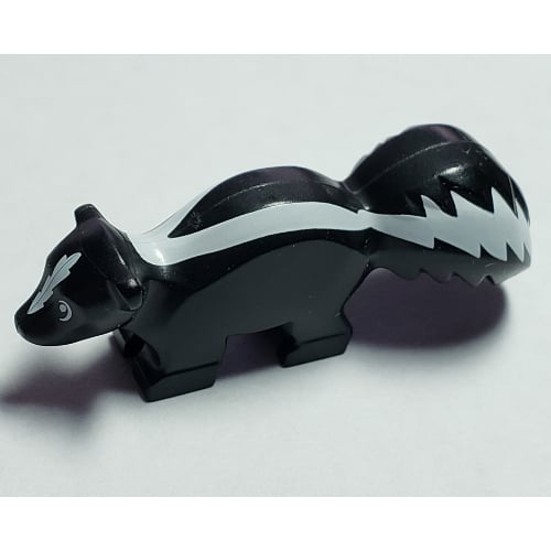 LEGO PART 24066pr0001 Animal, Skunk, White Fur Print | Rebrickable ...