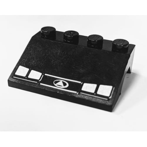 LEGO PART 2513pr0003 Wheel Arch, Mudguard, Slope 3 x 4 with Dual ...