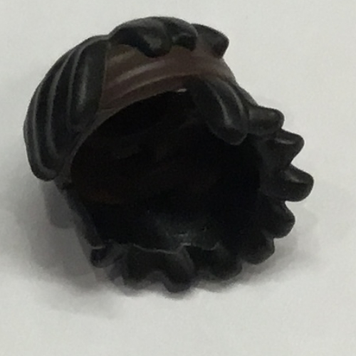 LEGO PART 25750pr0001 Hair Mid-Length Tousled, Top Knot Bun with Dark ...