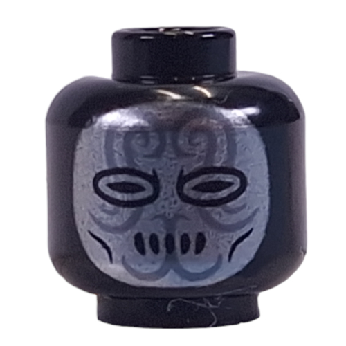 LEGO PART 28621pr4134 Minfig Head Death Eater, Silver Mask, Wide Eyes ...