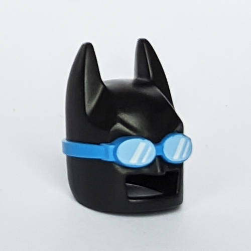LEGO PART 27161pat0001 Mask, Batman Cowl with Blue Swimming Goggles ...