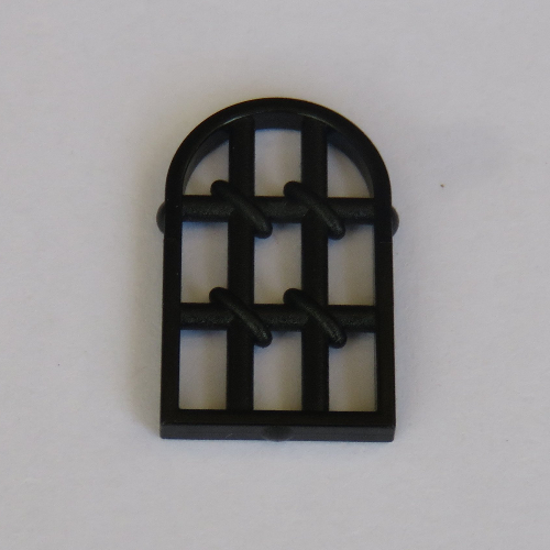 LEGO PART 30045 Window 1 x 2 x 2 & 2/3 Pane Twisted Bar with Rounded ...