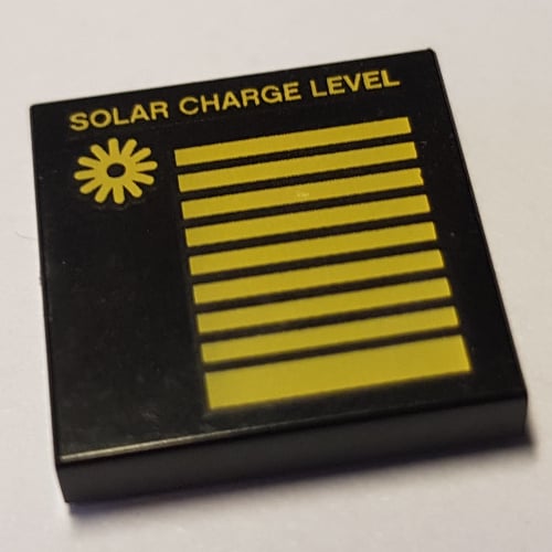 LEGO PART 3068bpr0278 Tile 2 x 2 with Solar Charge Level Print ...
