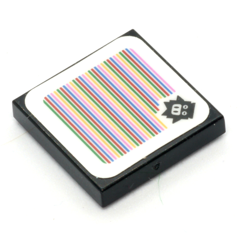 LEGO PART 3068bpr9894 Tile 2 x 2 with Ninji and Barcode Print (Sticker ...