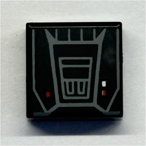 LEGO PART 3070bpr9907 Tile 1 x 1 with dark Bluish Grey Control Panel ...