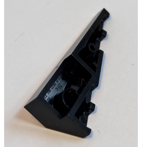 LEGO PART 3504pr0001 Wedge Sloped 2 x 5 Left with White Squares, Dark ...