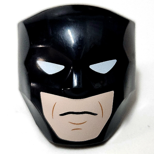 LEGO PART 3524pr0003 Slope Curved 4 x 5 x 1 2/3 with Batman Face print ...