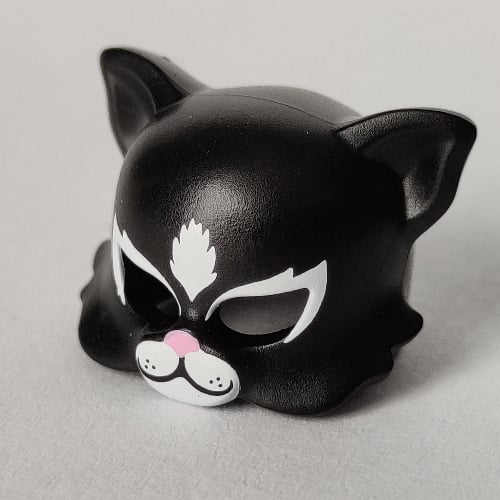 LEGO PART 36112pr0001 Costume / Mask, Cat with Eye Holes, Bright Pink ...