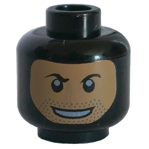 LEGO PART 3626cpr0922 Minifig Head, Balaclava with Light Nougat Face ...