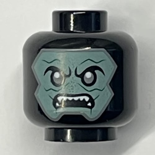 LEGO PART 3626cpr1981 Minifig Head Imperial Inquisitor Fifth Brother ...