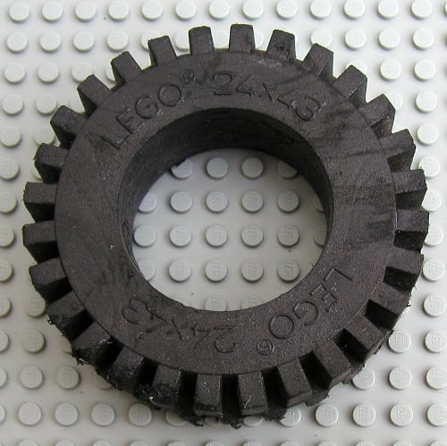 LEGO PART 3740 Tyre 24 x 43 Technic | Rebrickable - Build with LEGO