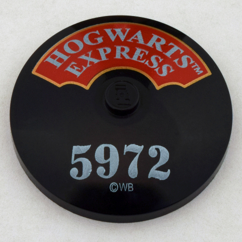 LEGO PART 3960pr9973 Dish 4 x 4 Inverted [Radar] with Hogwarts Express ...