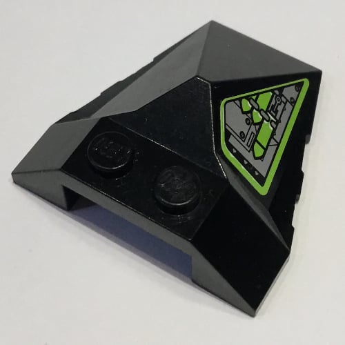 LEGO PART 47757 Wedge Sloped 4 x 4 Pyramid Center | Rebrickable - Build ...