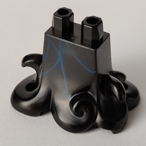 LEGO PART 41613pr0001 Lower Body with Tentacles, Dark Blue Lines Print ...