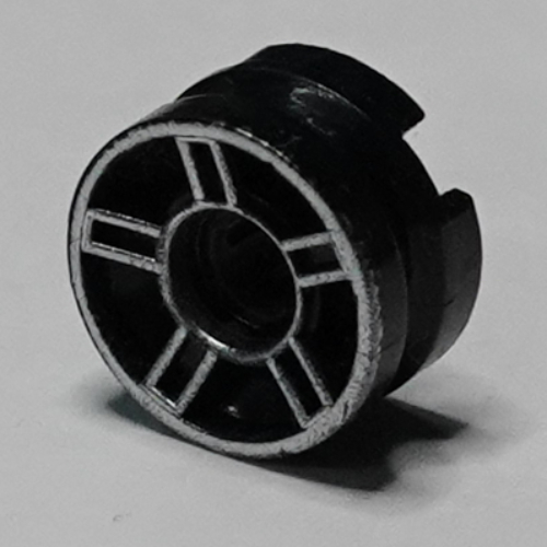 LEGO PART 50944pr0001 Wheel 11 x 6 mm with Five Spokes and Silver Print ...