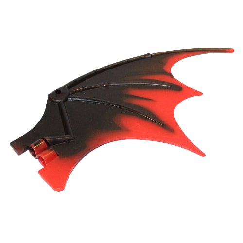LEGO PART 51342pat0008 Creature Body Part, Dragon Wing 19 x 11 with ...