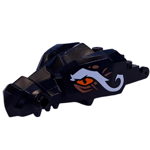 LEGO PART 5229pr0001 Creature Body Part, Dragon Head Upper Jaw with 2 x ...
