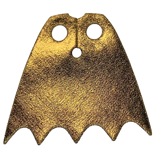 LEGO PART 56630pat0002 Neckwear Cape, Scalloped 5 Points with Metallic ...