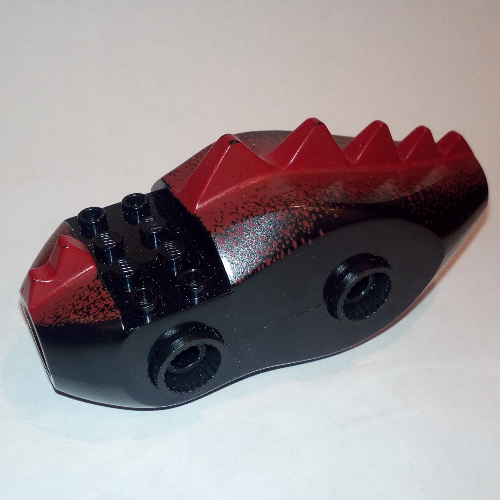 LEGO PART 59224pat0002 Creature Body Part, Dragon Torso with Dark Red ...
