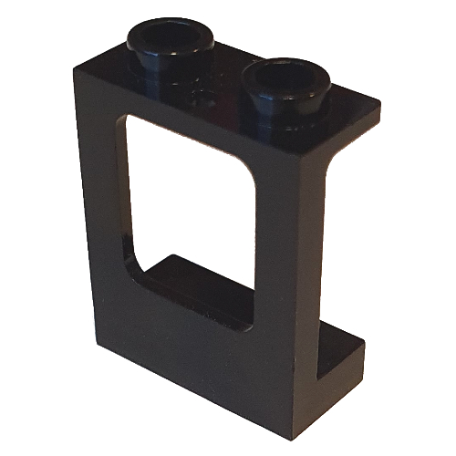 LEGO PART 60032 Window 1 x 2 x 2 Plane, Hollow Studs, Single Hole Top ...