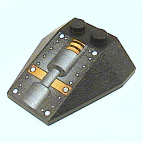 LEGO PART 6069pr0009 Wedge Sloped 4 x 4 Triple, No Stud Notches with ...