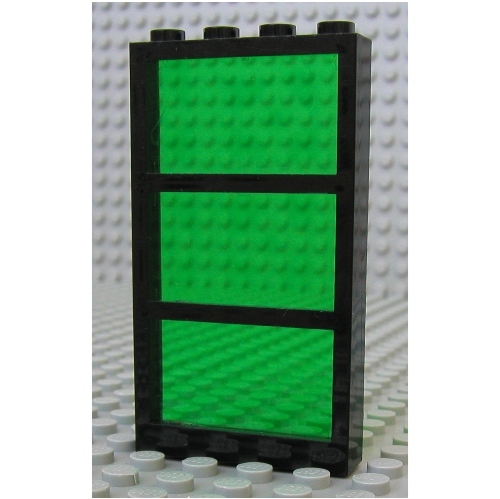LEGO PART 6160c02 Window 1 x 4 x 6 Frame with 3 Panes, Fixed Glass with ...