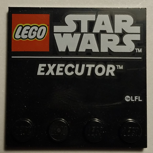 LEGO PART 6179pr0034 Plate Special 4 x 4 with Studs on One Edge and ...