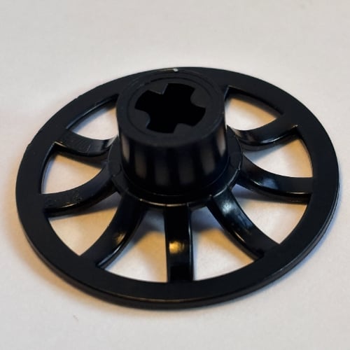LEGO PART 62701 Wheel Cover 9 Spoke - 24mm D. | Rebrickable - Build ...