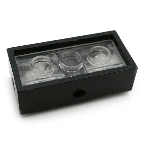 LEGO PART 7049bc03 Brick Special 2 x 4 with Wheel Holder Old, Clear ...