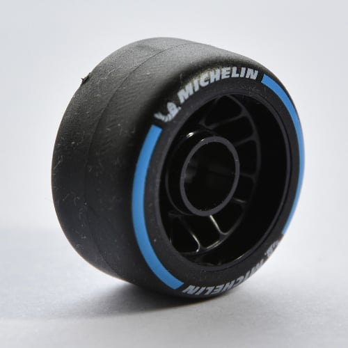 LEGO PART 7056pr0002 Wheel Rim 24 x 13.4 with Black Slick Tyre with ...