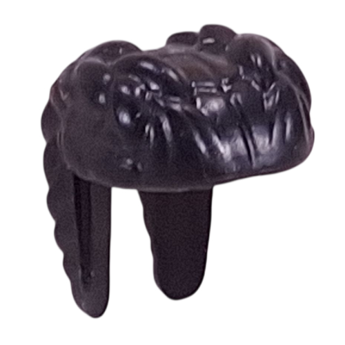 LEGO PART 7309 Hair, Two Thick Braids | Rebrickable - Build with LEGO