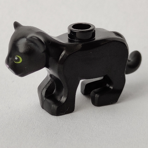 LEGO PART 77307pr0003 Animal, Big Cat Cub, with Lime Eyes and Dark Pink ...