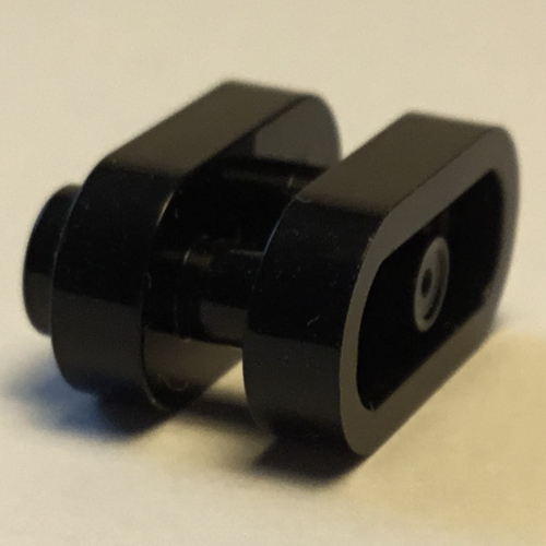 LEGO PART 77808 Brick Special 1 x 2 Rounded with Center Bars ...