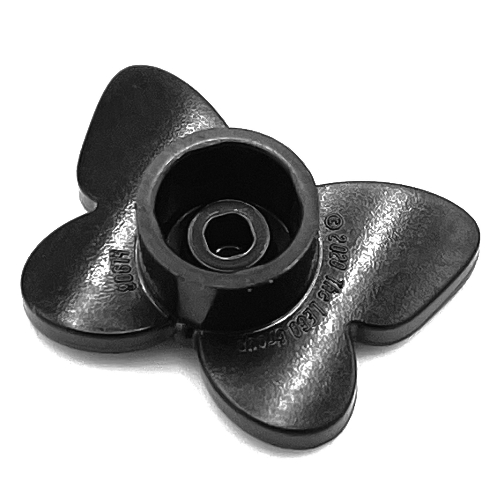 LEGO PART 80674pr0004 Insect, Butterfly with Dark Blue Wings, White ...