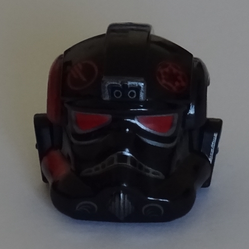 LEGO PART 87556pr0007 Helmet AT-AT / Tie Pilot, Red Inferno Squad Agent ...