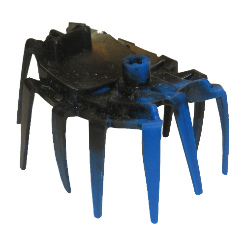 LEGO PART 87825pat0002 Large Figure Armour, Spiked with Marbled Blue ...