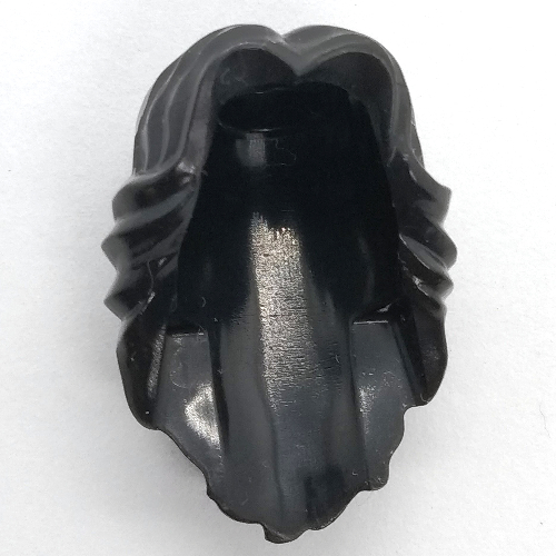 LEGO PART 90396 Hair Mid-Length Wavy with Center Part | Rebrickable ...