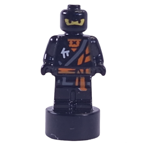 LEGO PART 90398pr9999 Minifig Trophy Statuette, Ninja Cole print ...
