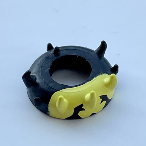 LEGO PART 92761pr0001 Head Top Zabrak Horns with Yellow Print (Savage ...